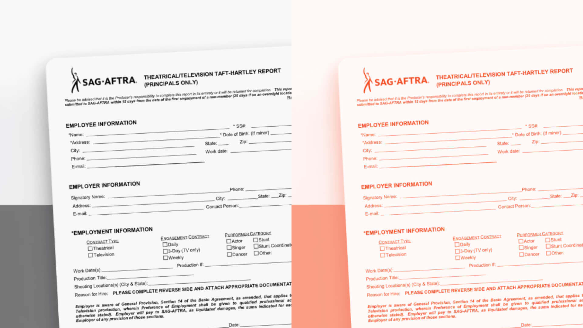 The Complete Guide to the SAG-AFTRA Taft Hartley Form | Wrapbook